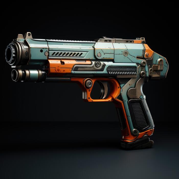 Futuristic Gun Stock Photos, Images and Backgrounds for Free Download