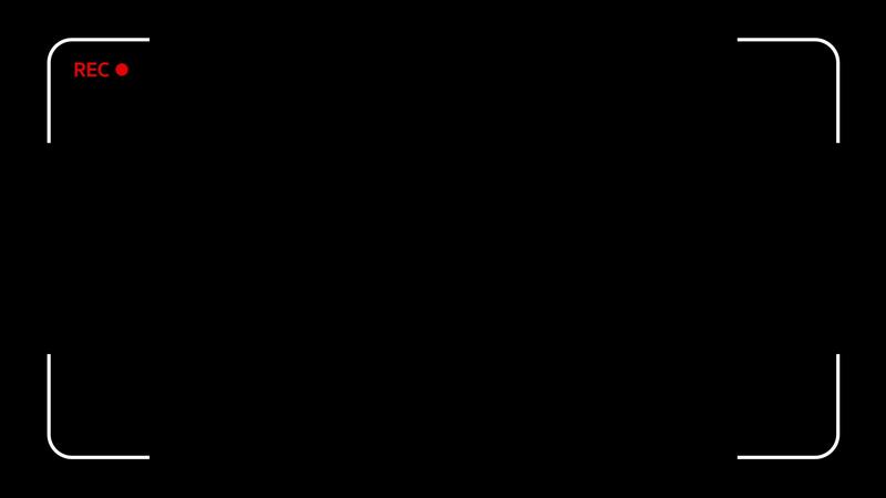 Square Frame Easy Simple To Use Footage Alpha Of Video Recording Camera Screen With 4k