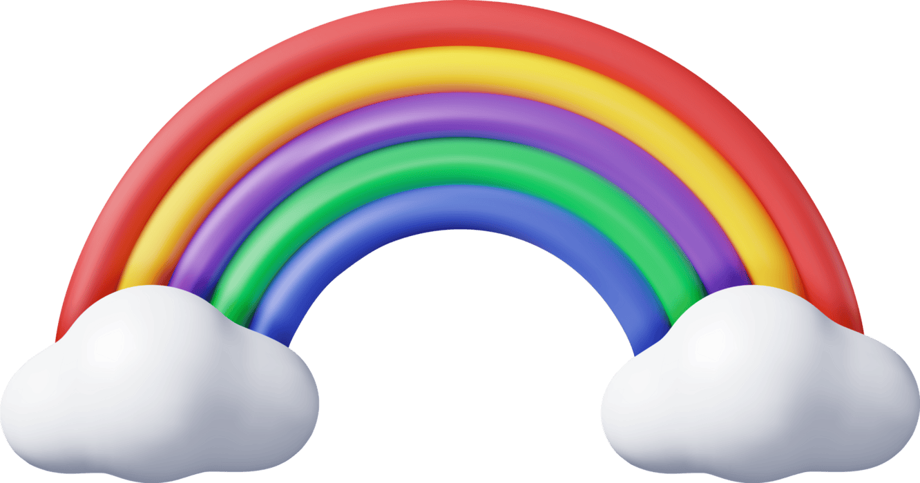 Cartoon Rainbow PNGs for Free Download