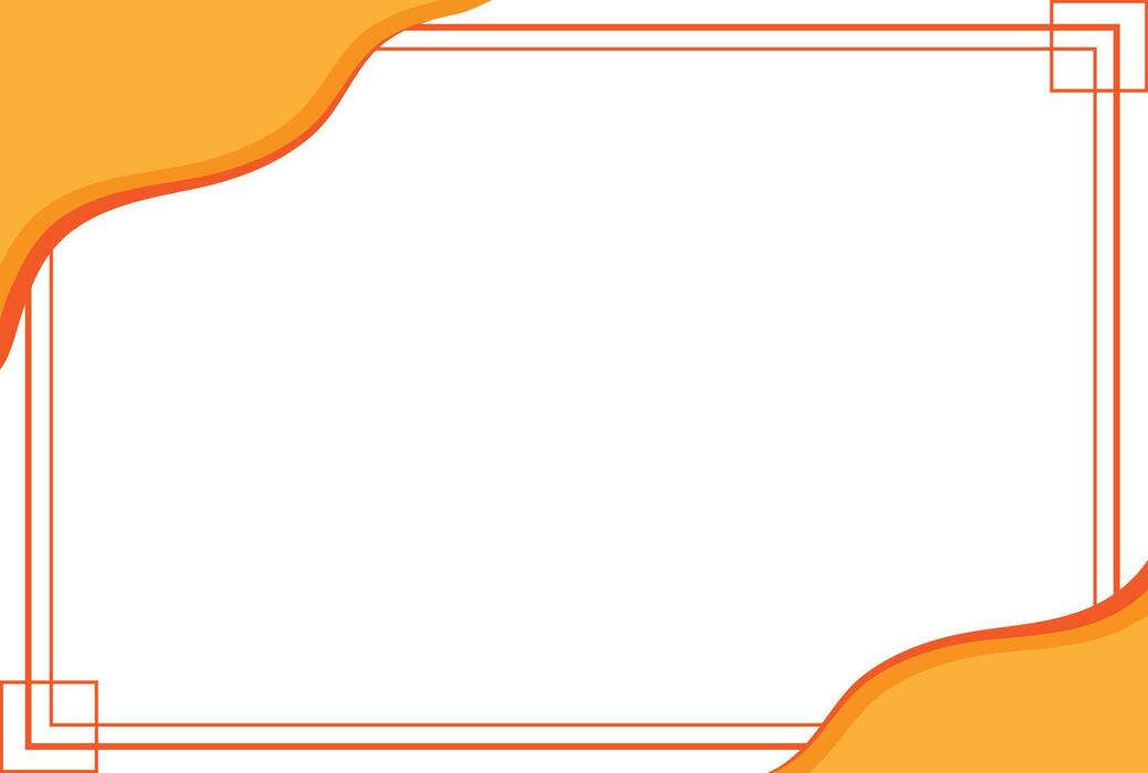 Orange Border Template Vector Art, Icons, and Graphics for Free Download