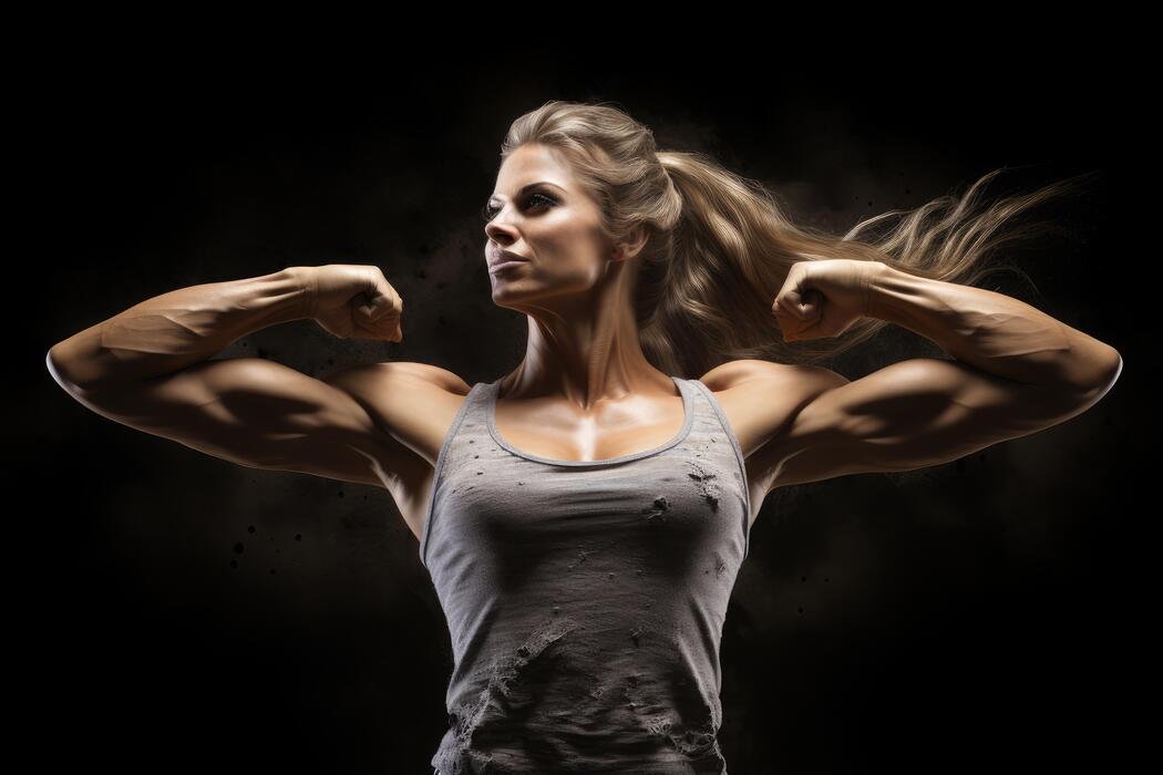 Girl Flexing Stock Photos, Images and Backgrounds for Free Download