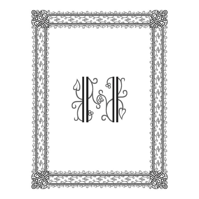 Monogram Frame Vector Art, Icons, and Graphics for Free Download