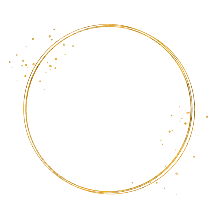 Gold Glitter Circle PNGs for Free Download
