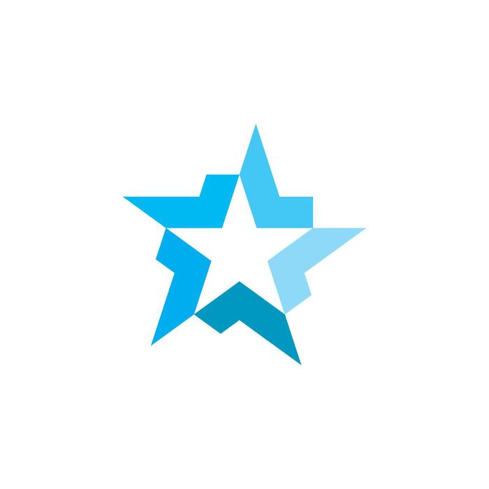 Blue Star Logo Vector Art, Icons, and Graphics for Free Download