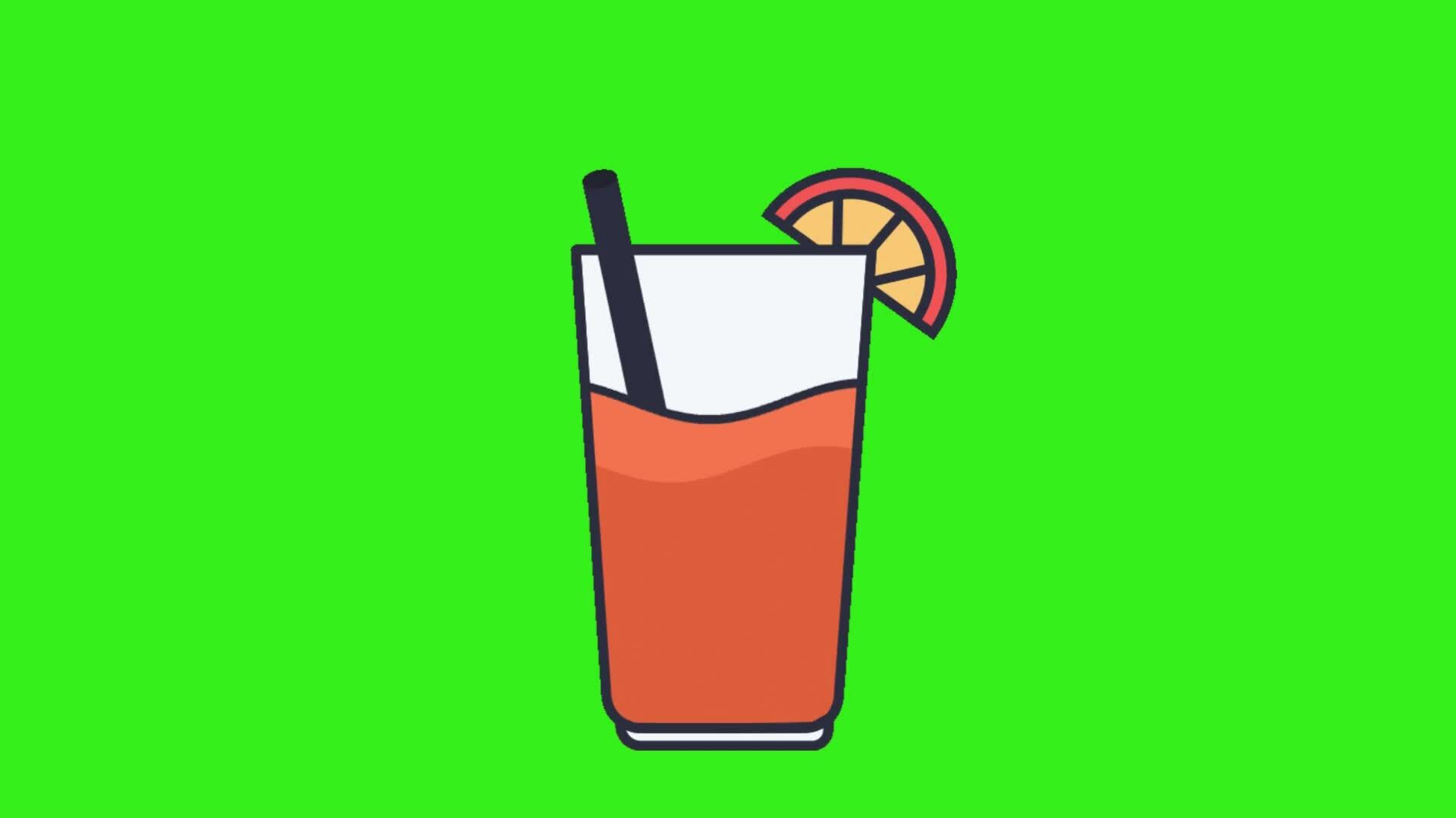 Juice Animated 2d Cartoon Video 35842524 Stock Video At Vecteezy