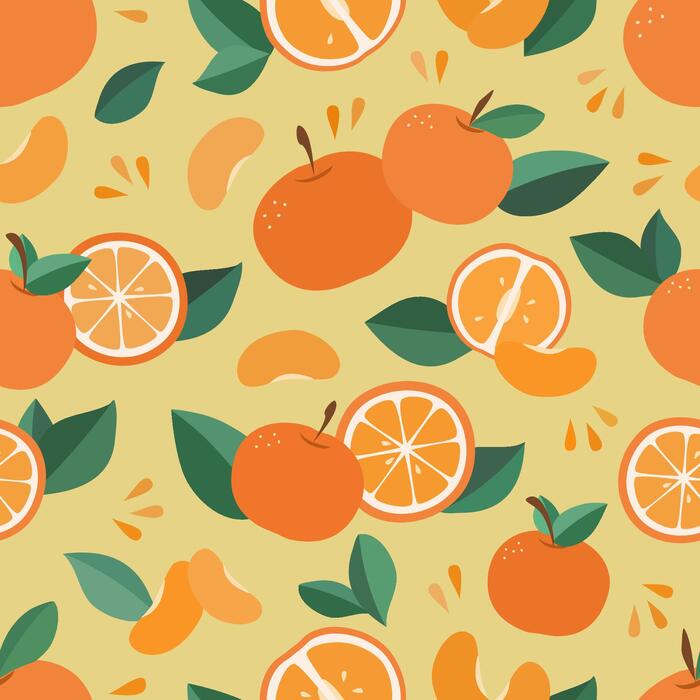 Mandarin Pattern Vector Art, Icons, and Graphics for Free Download