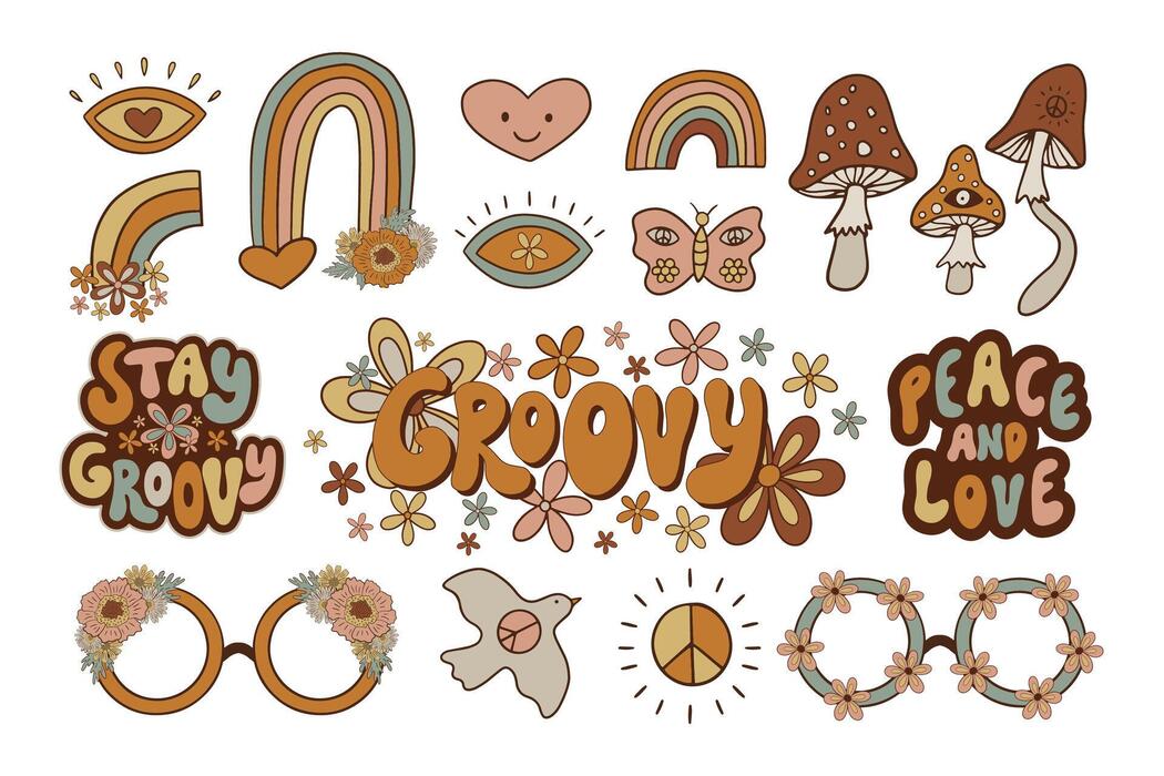 Groovy Elements Vector Art, Icons, and Graphics for Free Download