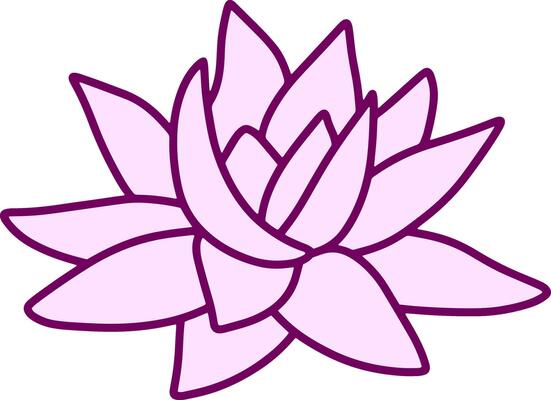 Lotus Flower Drawing Vector Art Icons And Graphics For Free Download