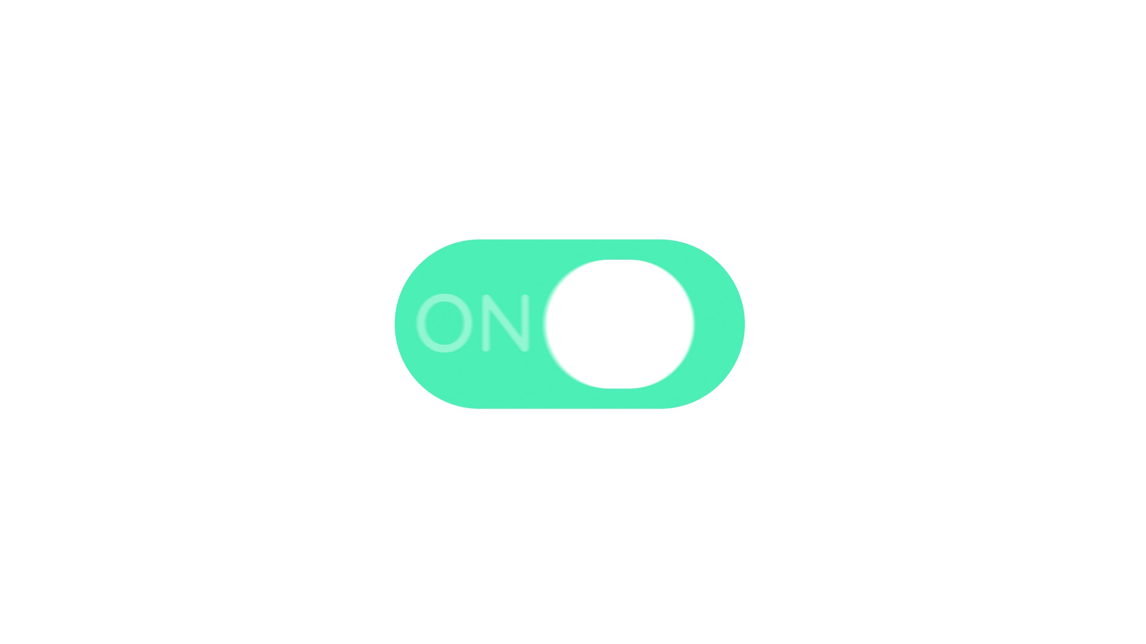 Buttons to turn on and off functions. Modern website UI design with ...