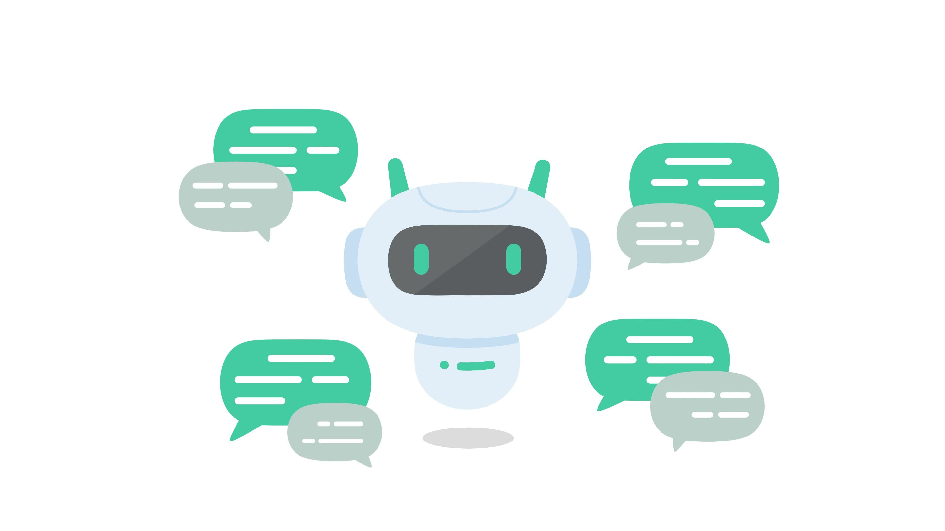 Robot Answers Chat A Robot That Helps Answer Many Customer Questions Powerful Intelligent