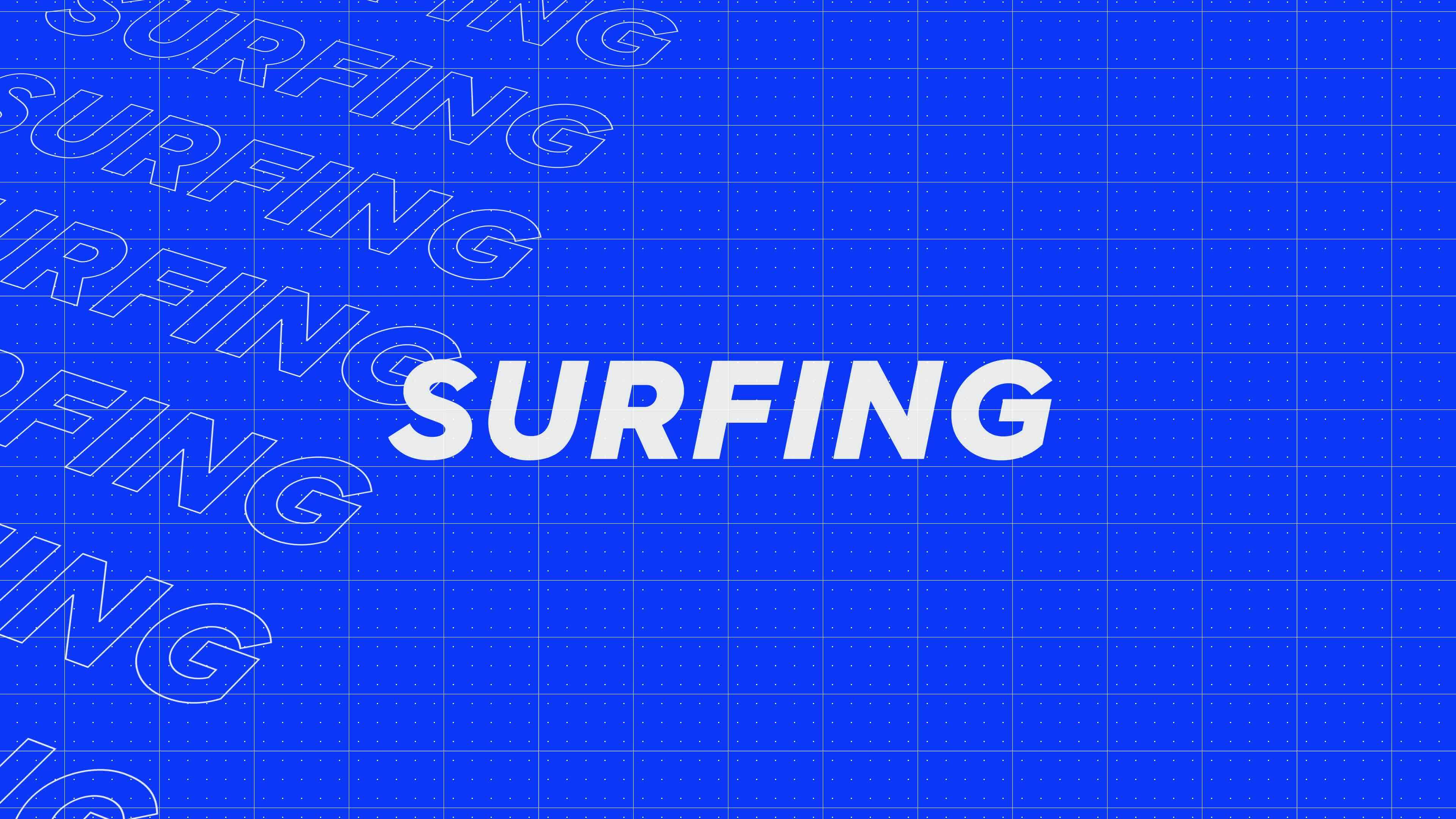 Surfing Blue Rows Intro Stream Up Attractive Show Screen Seamless
