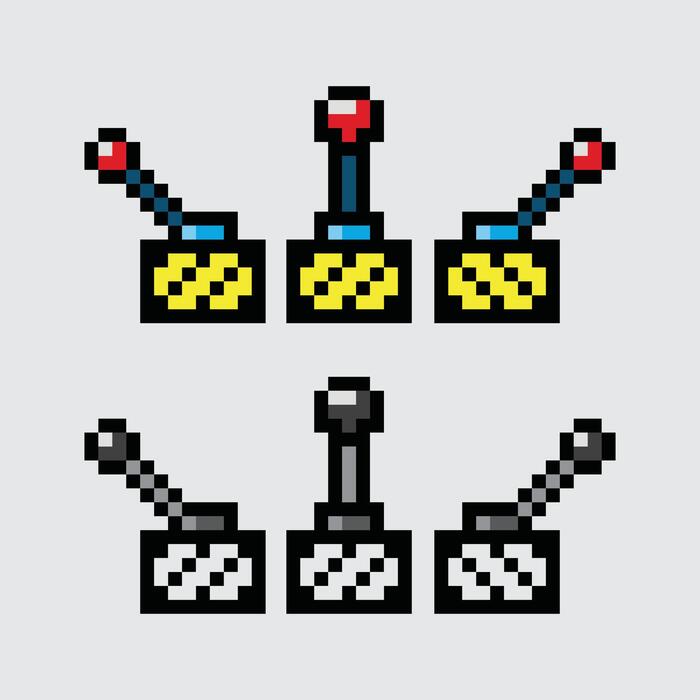Pixel Joystick Vector Art, Icons, and Graphics for Free Download