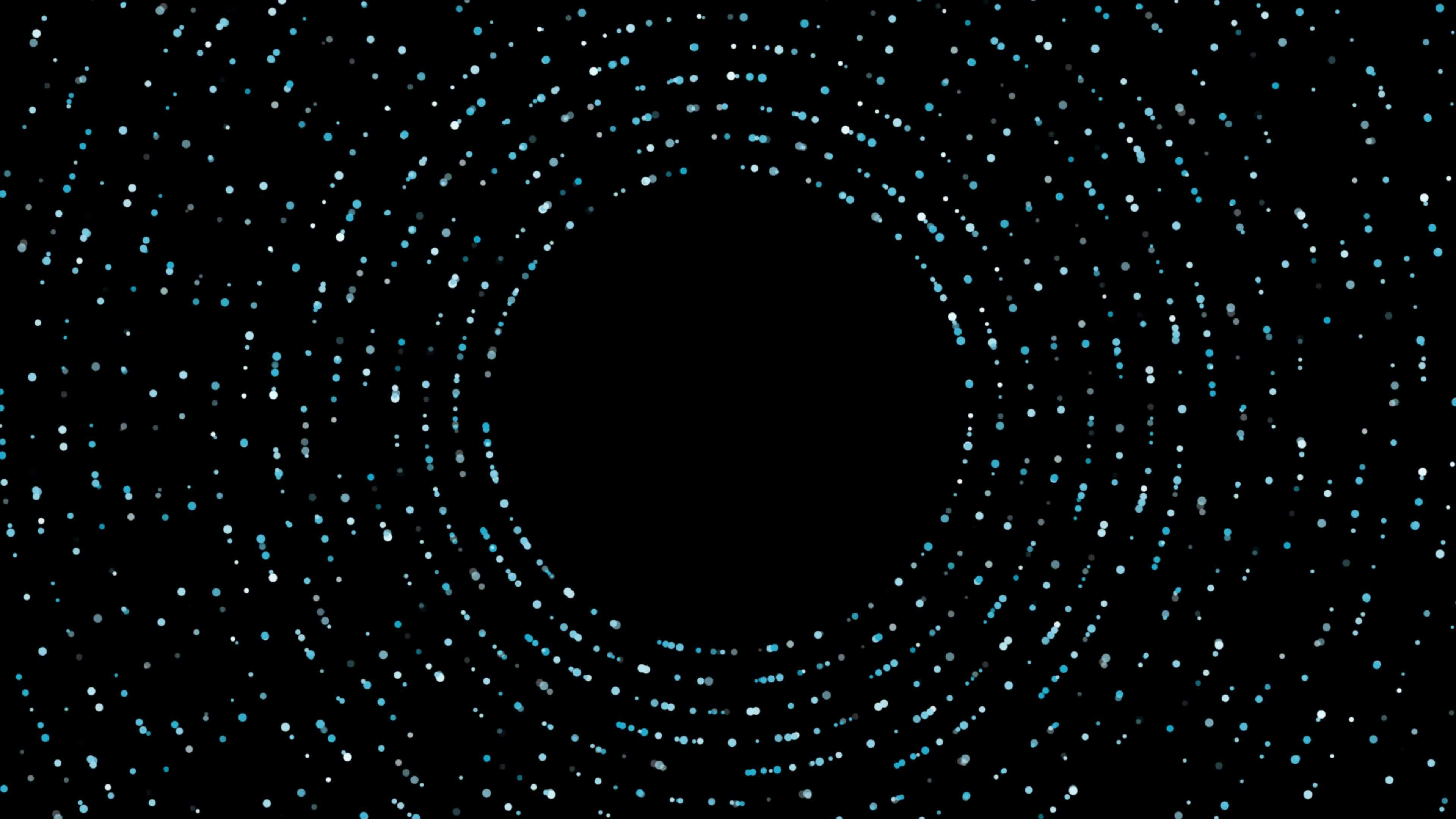 Sci Fi Futuristic Circular Dots Background For Logo Reveal Or Intro Colorful Dots Rotating On