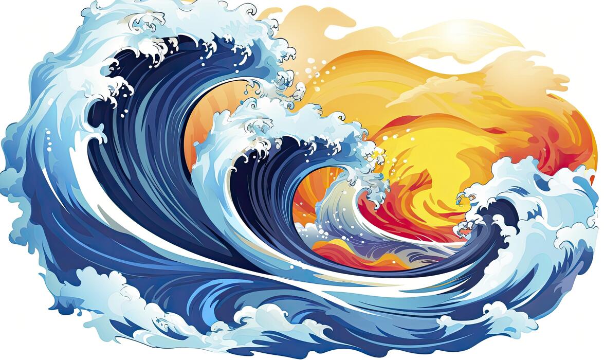 Ocean Waves Cartoon Stock Photos, Images and Backgrounds for Free Download
