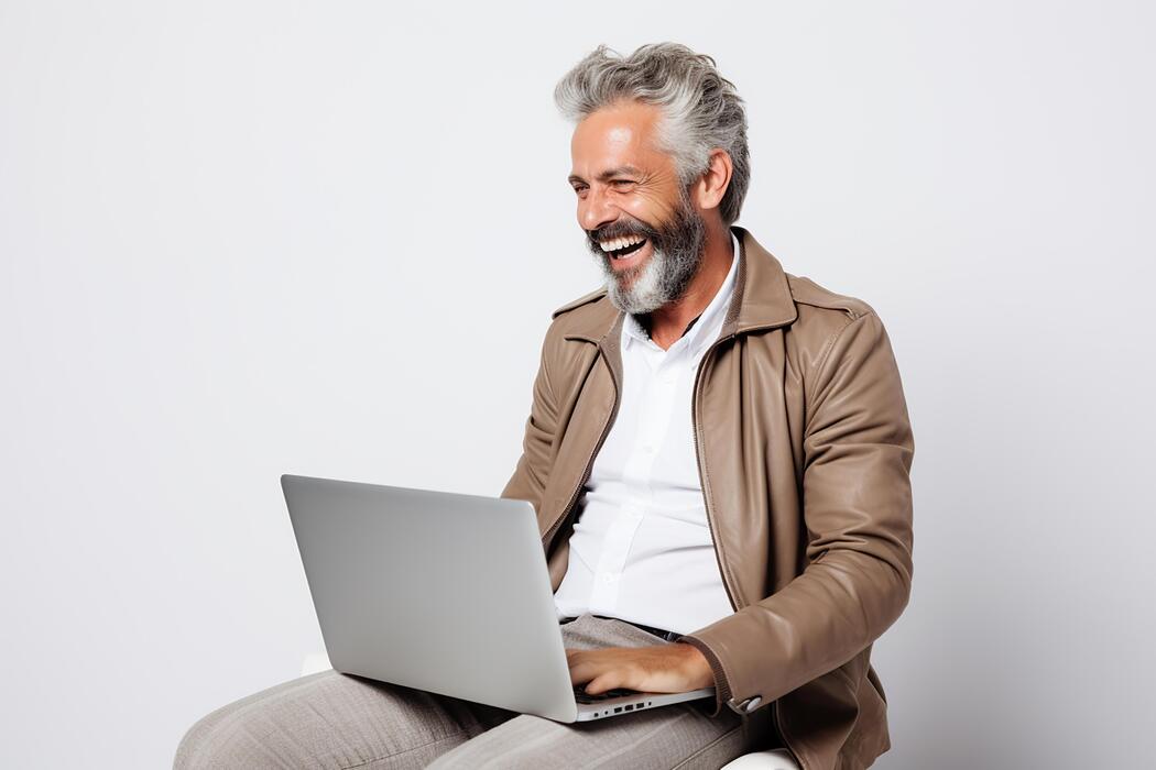 Happy Man Computer Stock Photos, Images and Backgrounds for Free Download