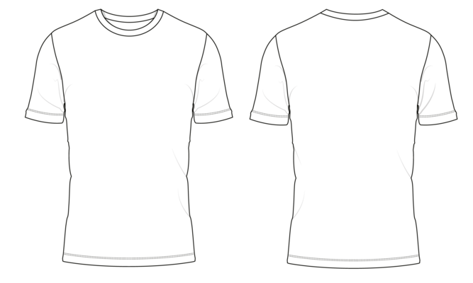 T Shirt Outline Pngs For Free Download