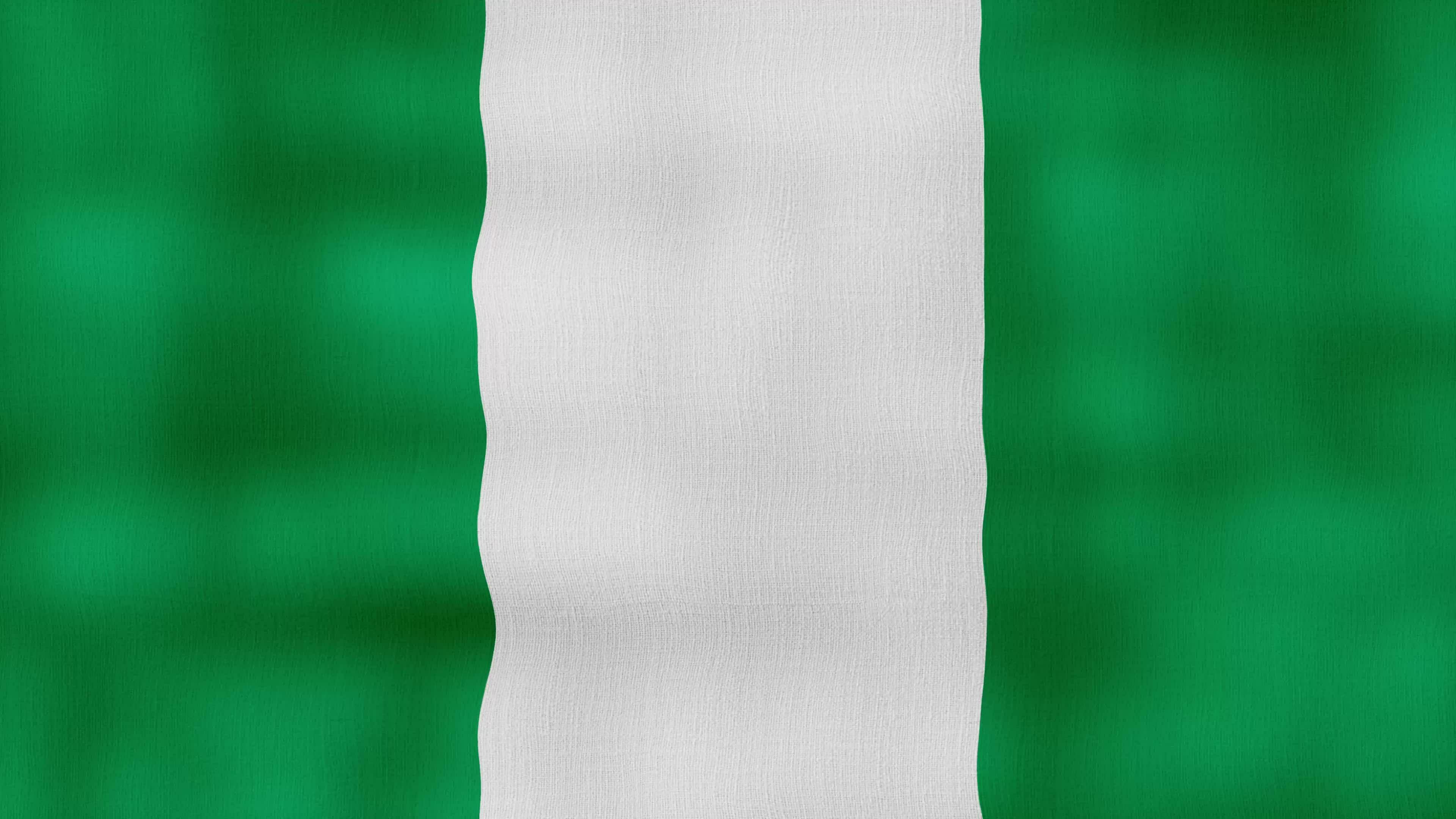 Nigeria flag waving cloth Perfect Looping, Full screen animation 4K Resolution. 35987935 Stock ...