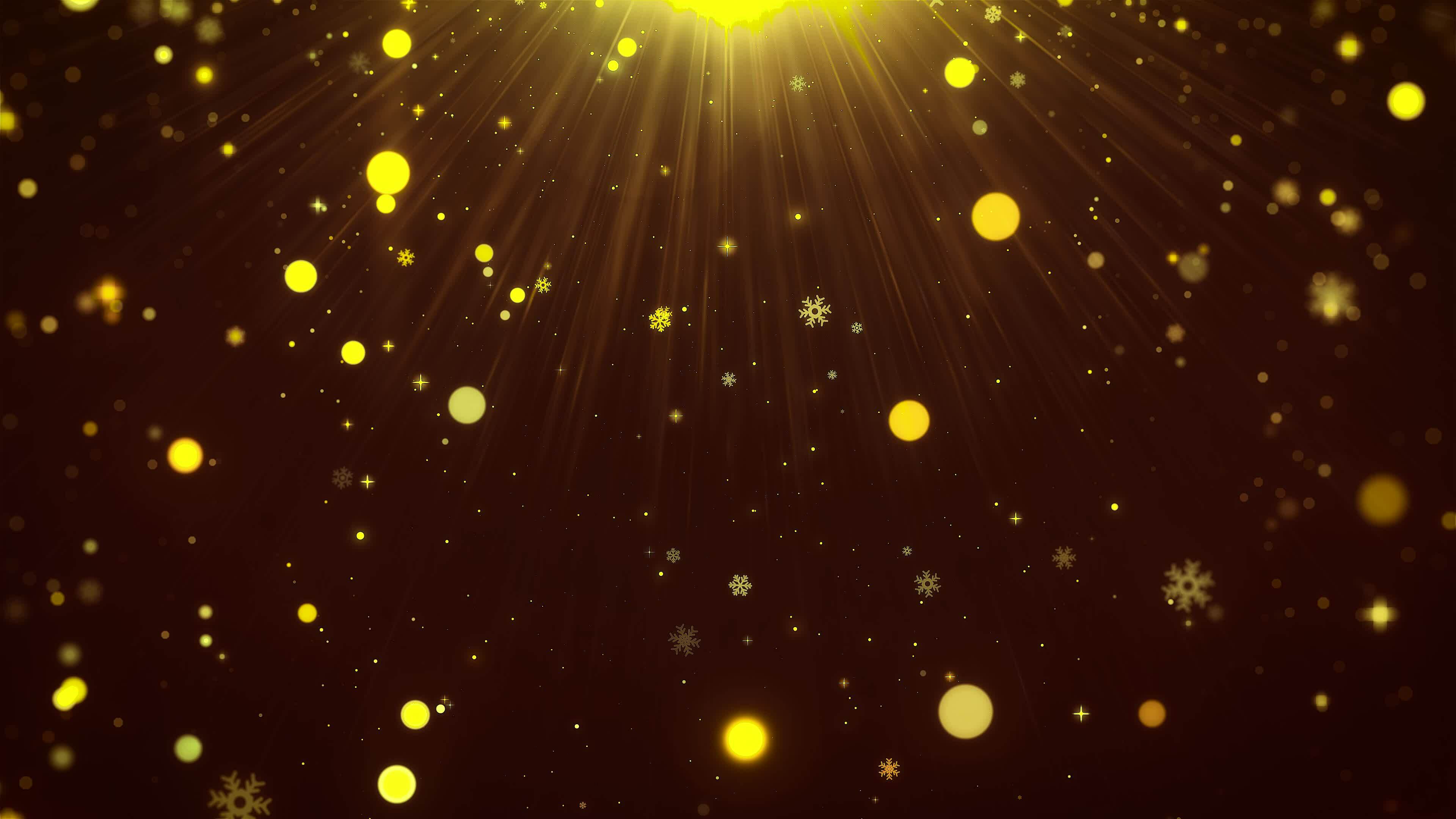 Animated abstract golden bokeh and dust with flickering lights. 35991156 Stock Video at Vecteezy