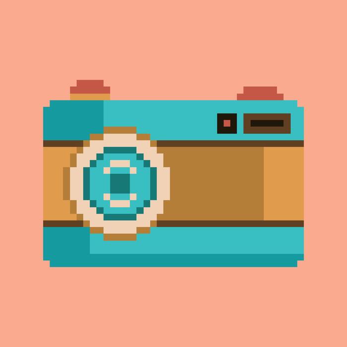 Pixel Camera Vector Art, Icons, and Graphics for Free Download