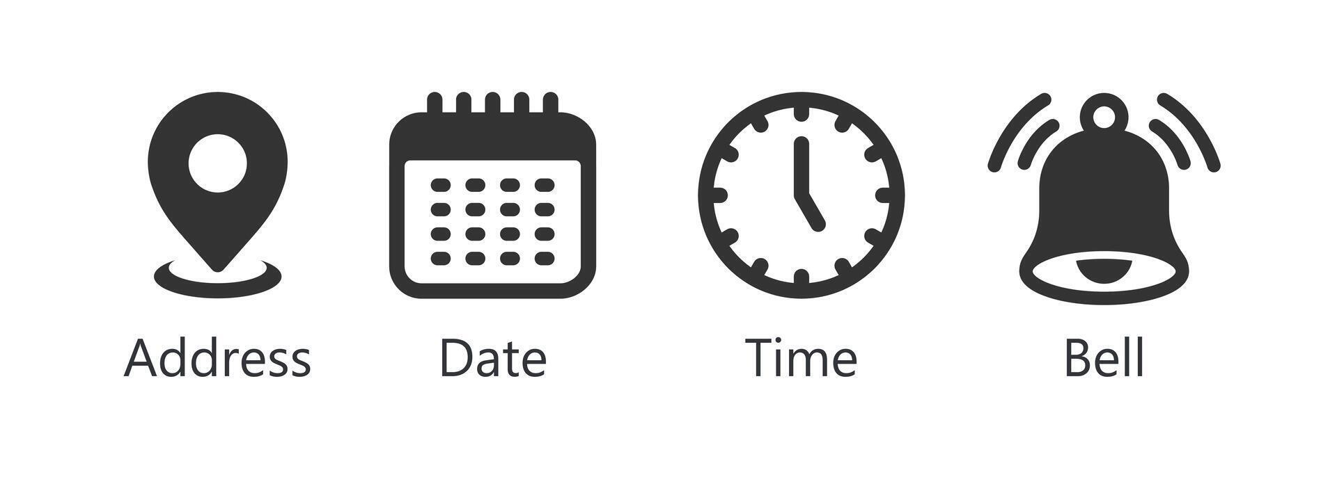 Date And Time Vector Art, Icons, and Graphics for Free Download