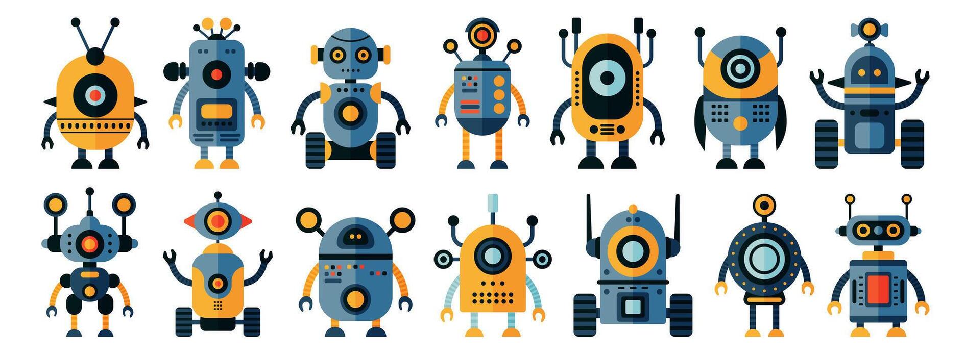 Robot Vector Art, Icons, and Graphics for Free Download