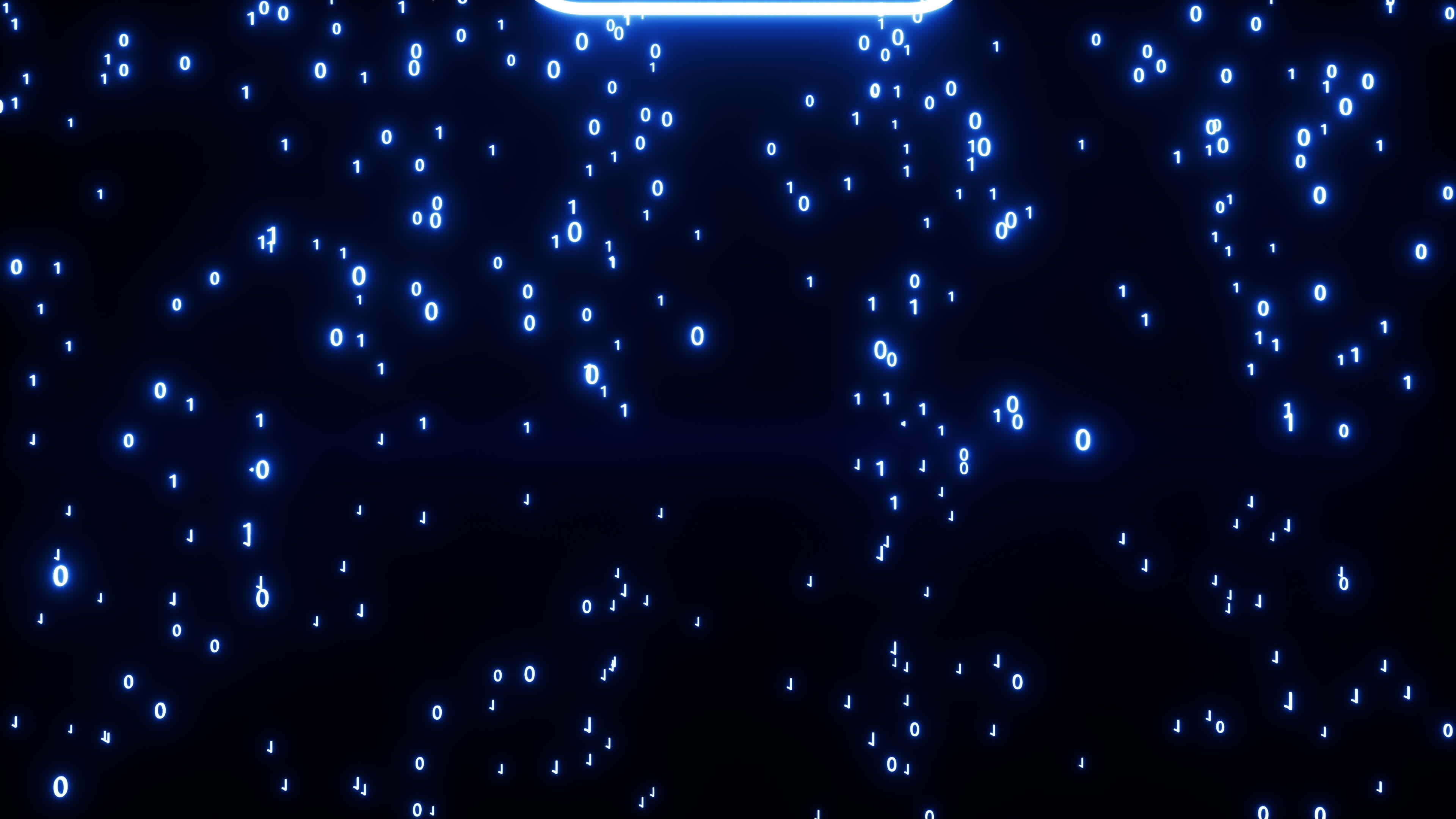 Cloud computing and binary code, 3d rendering. 36018510 Stock Video at ...