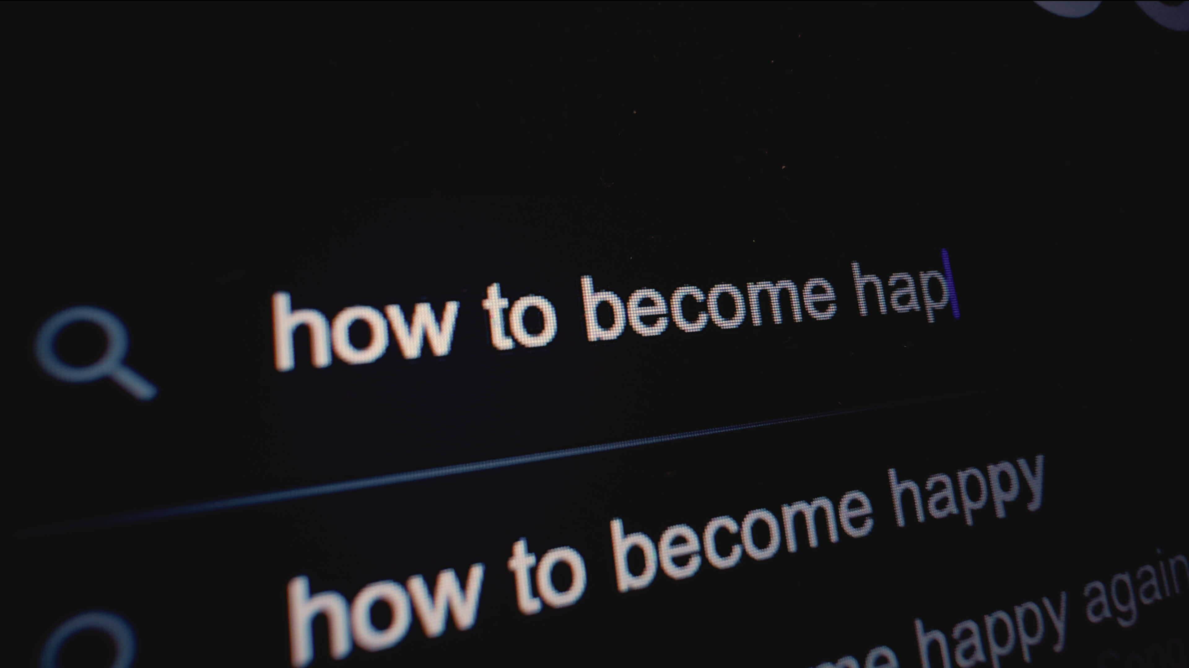 Typing Query In Search Bar How To Become Happy 36018534 Stock Video At Vecteezy