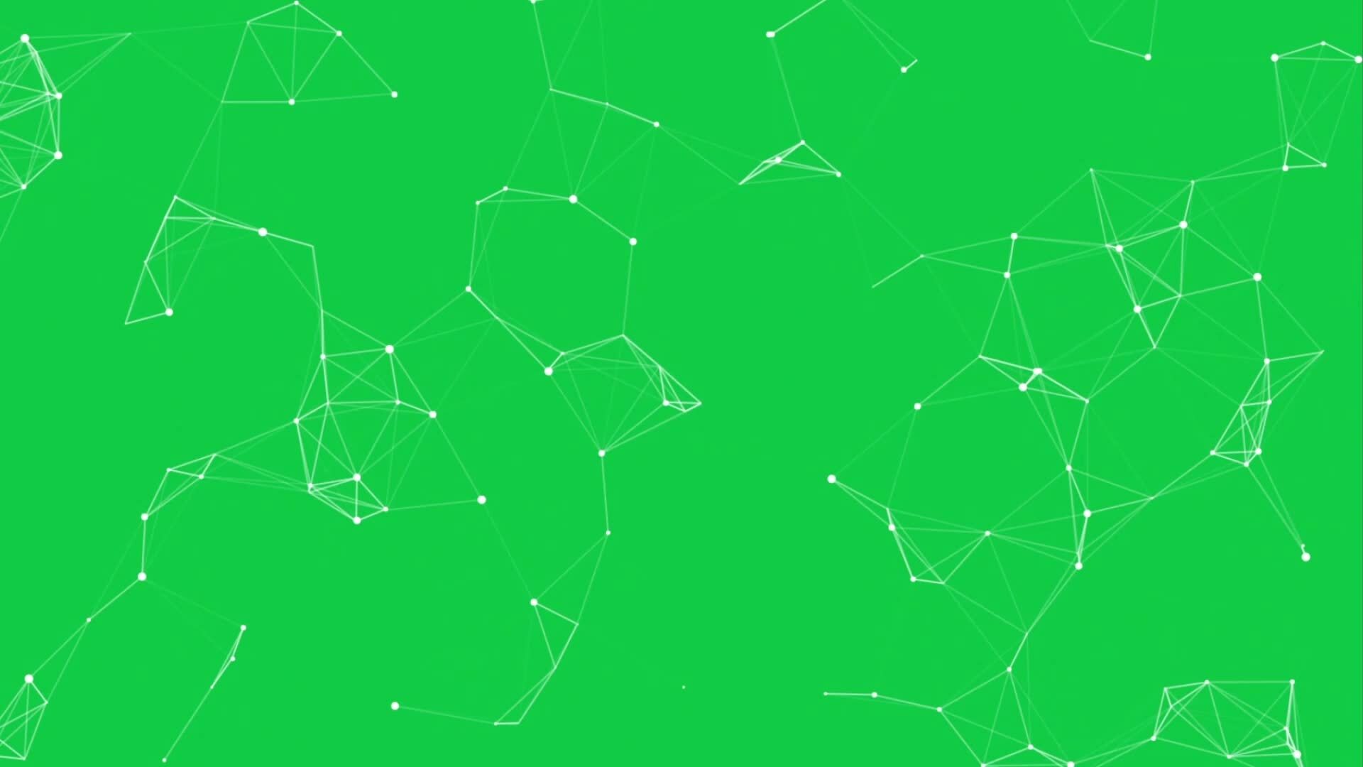 Abstract plexus animation, abstract connecting dot and lines network web background, 3d abstract ...