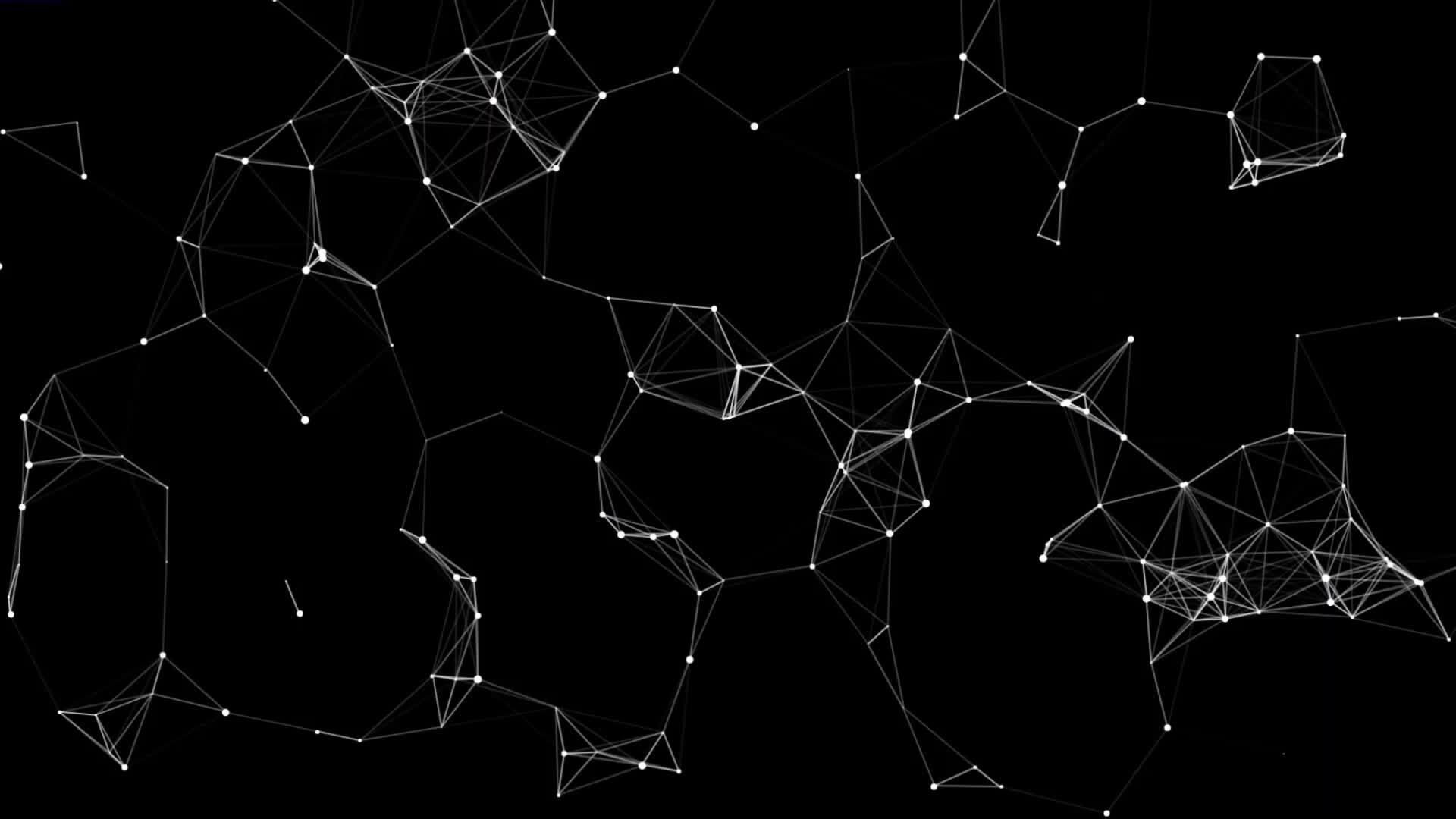 Abstract Plexus Connecting Dots And Lines Network Web Animation