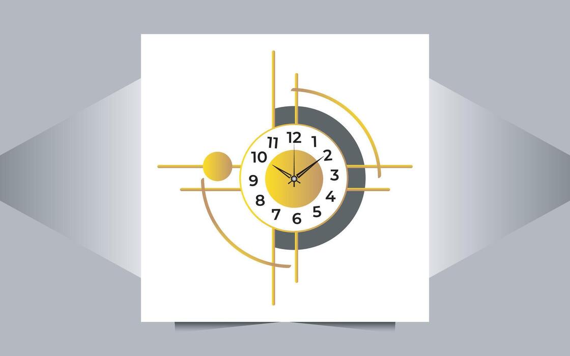 Wall Clock Mockup Vector Art, Icons, and Graphics for Free Download