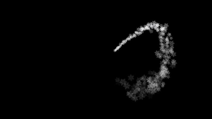 Animated Snowflake Stock Video Footage for Free Download