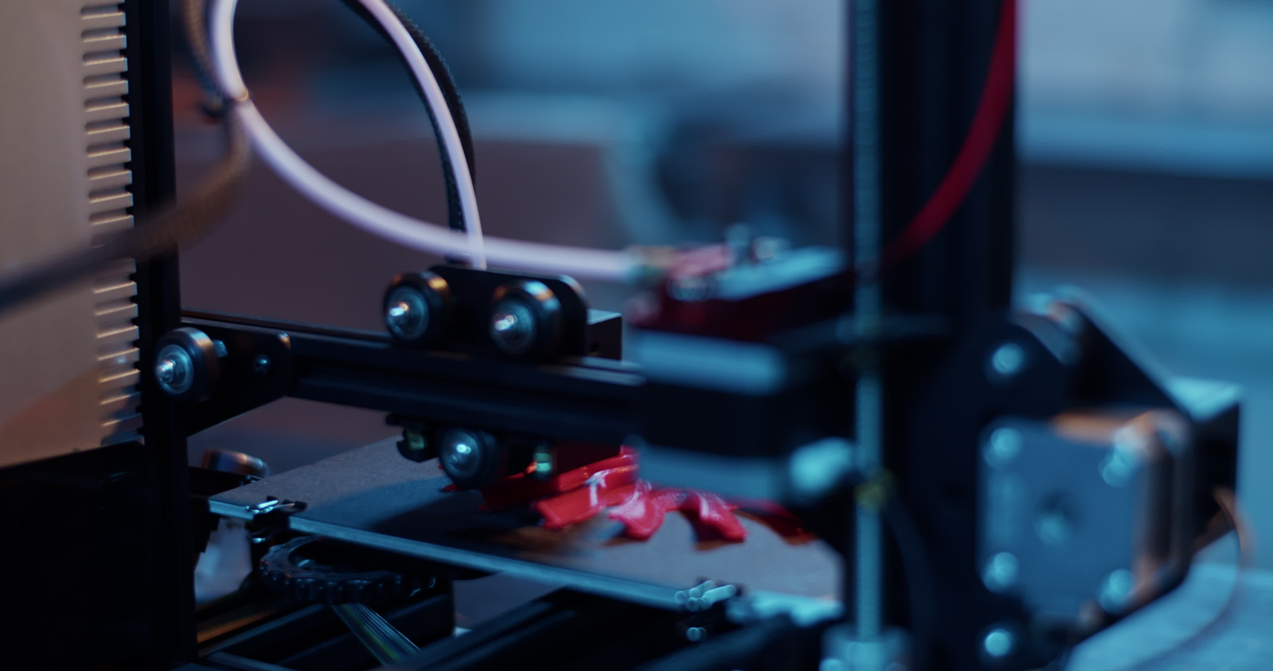 Process of creating 3D model with modern printing machine 36027093 ...