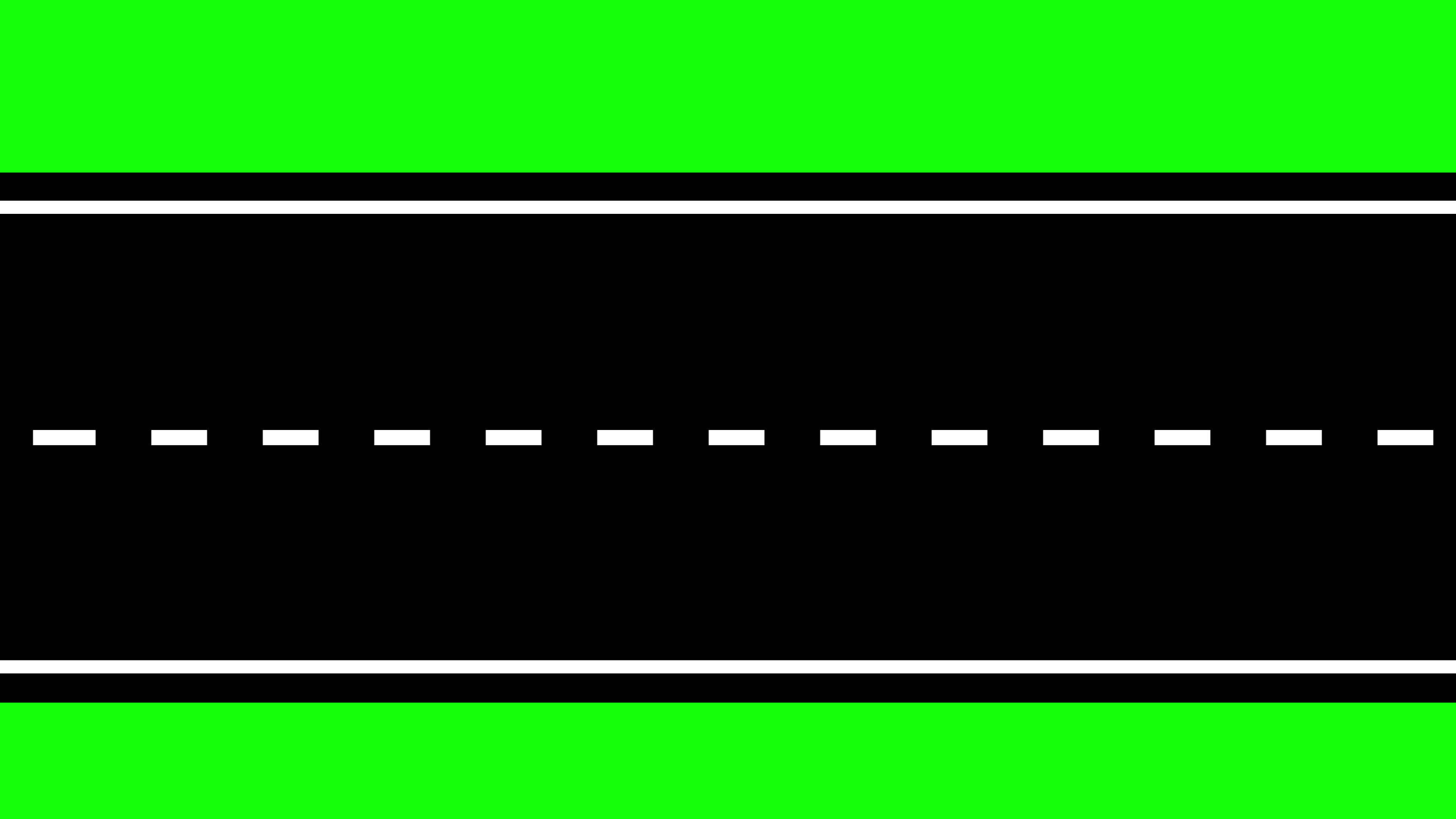 Moving Road Aerial Top View Animation on Green Screen Video Background ...