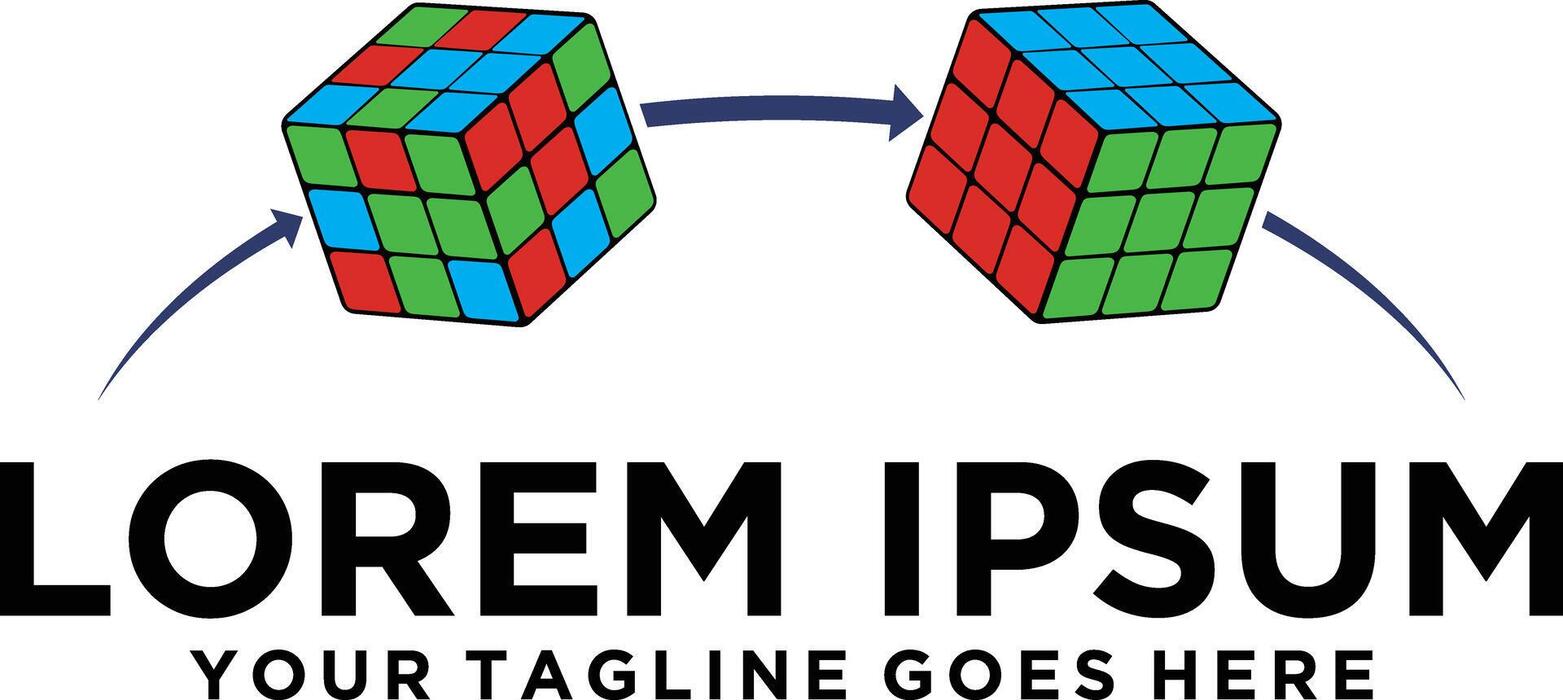 Rubiks Cube Logo Vector Art, Icons, and Graphics for Free Download