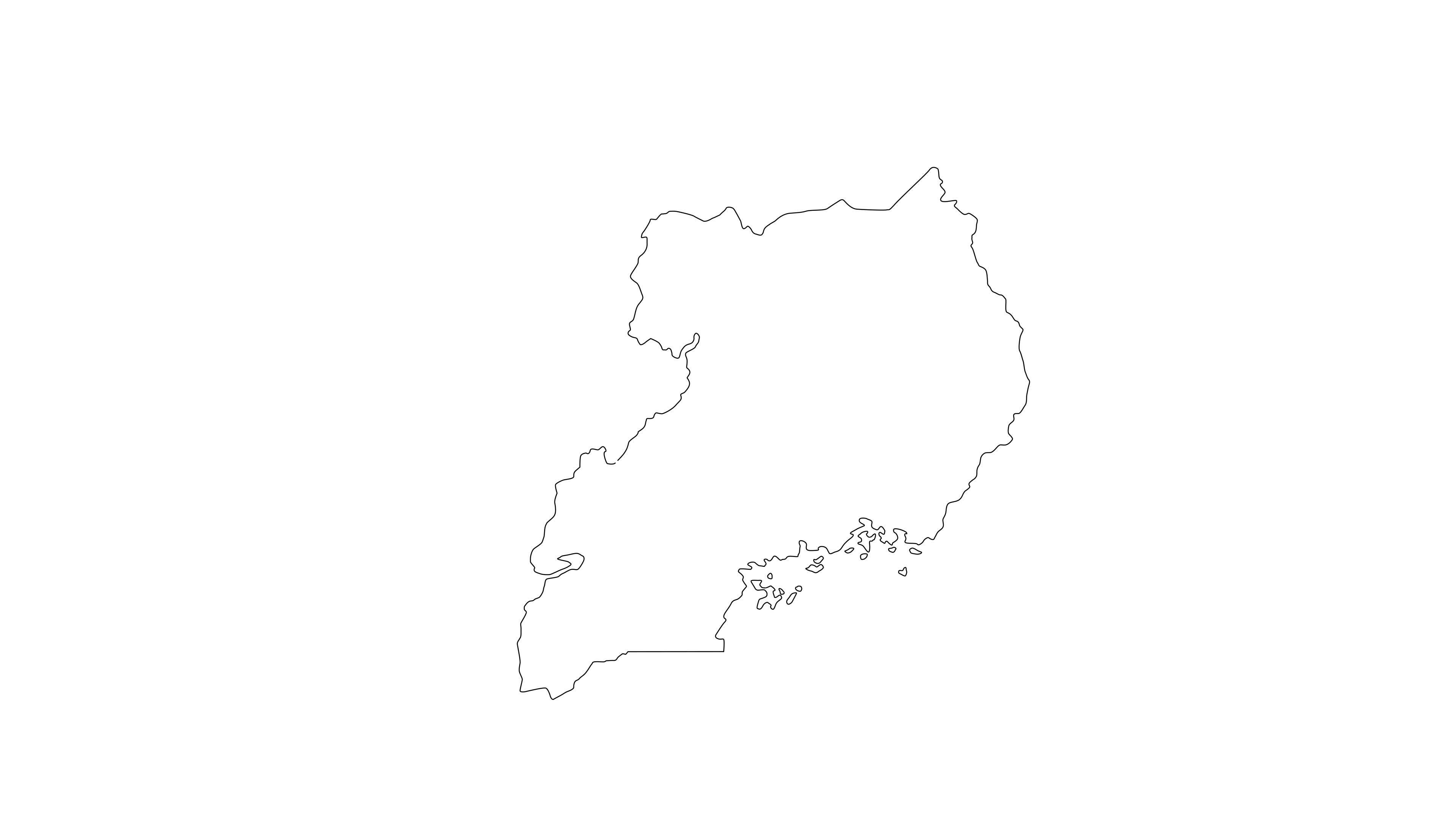 Animated sketch of Uganda map icon 36045699 Stock Video at Vecteezy