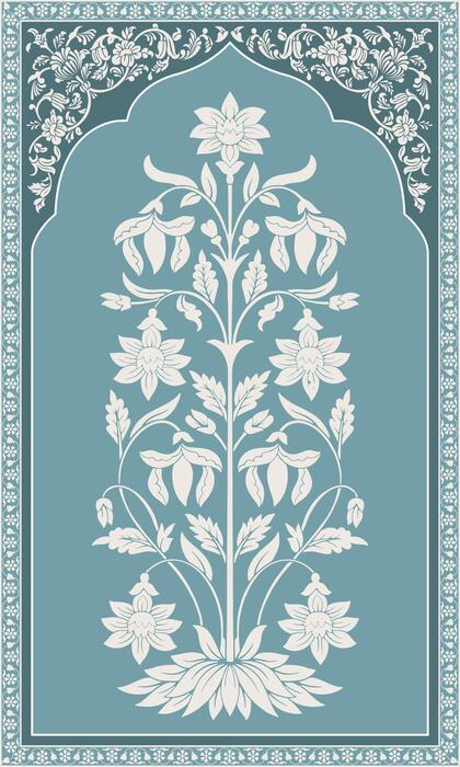 Mughal Motif Vector Art, Icons, and Graphics for Free Download