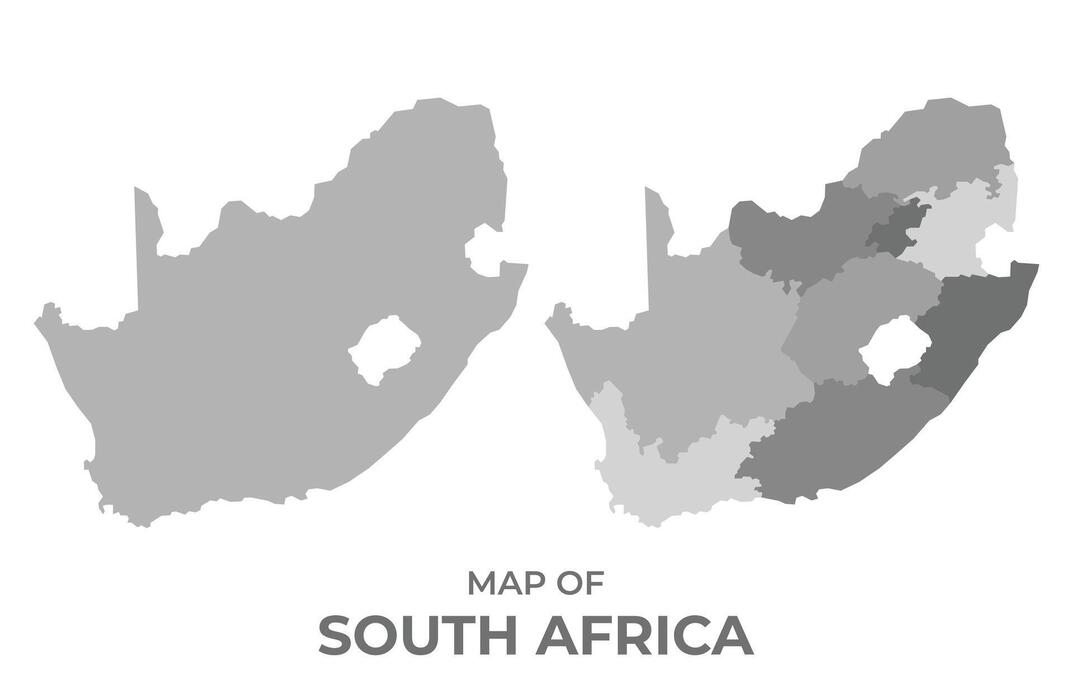 South Africa Map Vector Art, Icons, and Graphics for Free Download