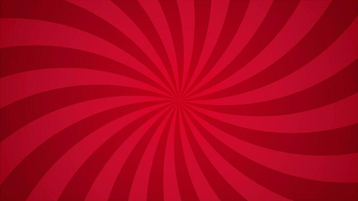 Distorted Radial Red Lines Pattern Rotating Background Stock Video Footage For Free Download