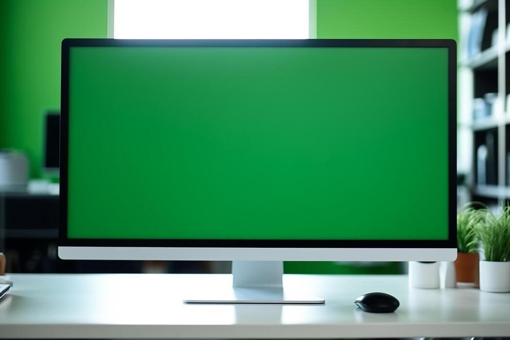 Green Screen Monitor Stock Photos, Images and Backgrounds for Free Download