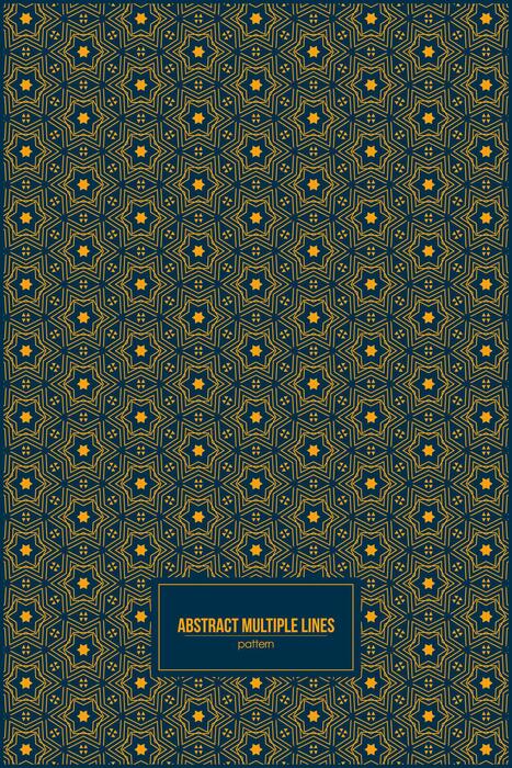 Linear Flat Abstract Lines Pattern Vector Art, Icons, and Graphics for ...