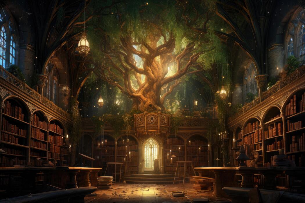 Fantasy Library Stock Photos, Images and Backgrounds for Free Download