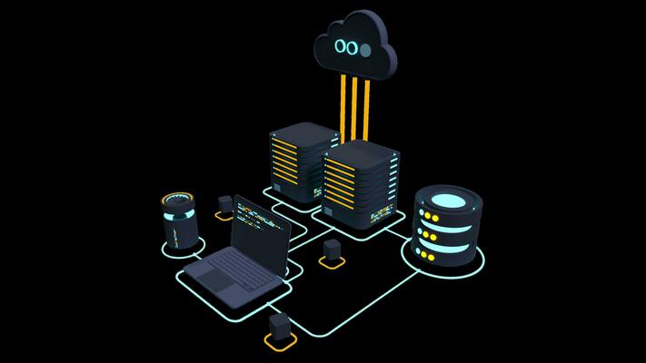 Cloud Computing Animation Stock Video Footage for Free Download