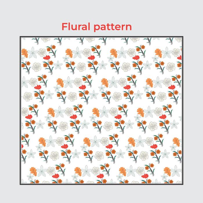Floral Repeat Pattern Vector Art, Icons, and Graphics for Free Download