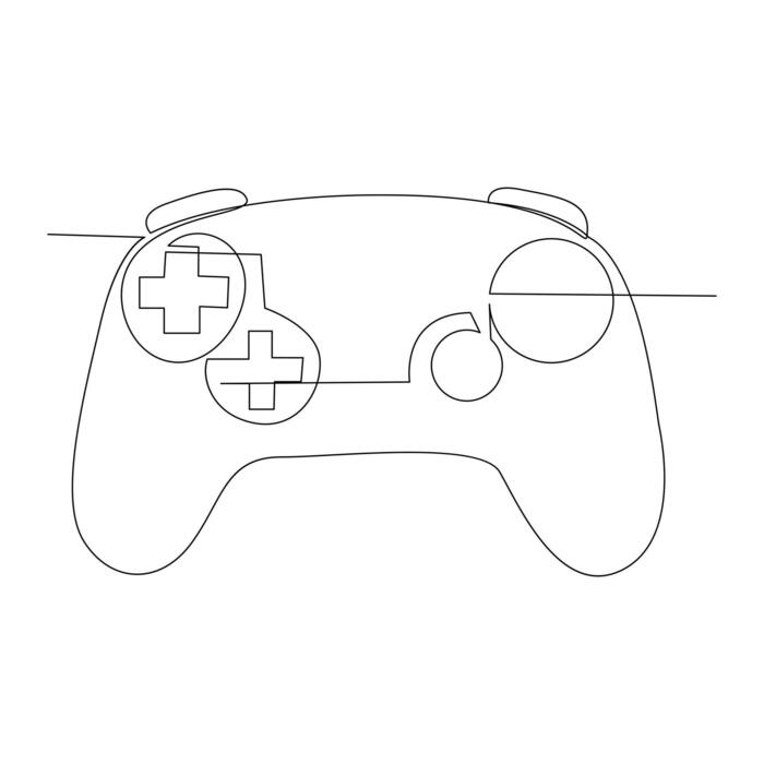 Game Controller Outline Vector Art, Icons, and Graphics for Free Download