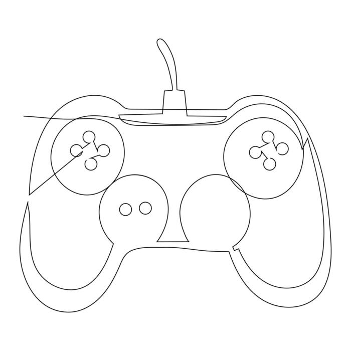 Controller Outline Vector Art, Icons, and Graphics for Free Download