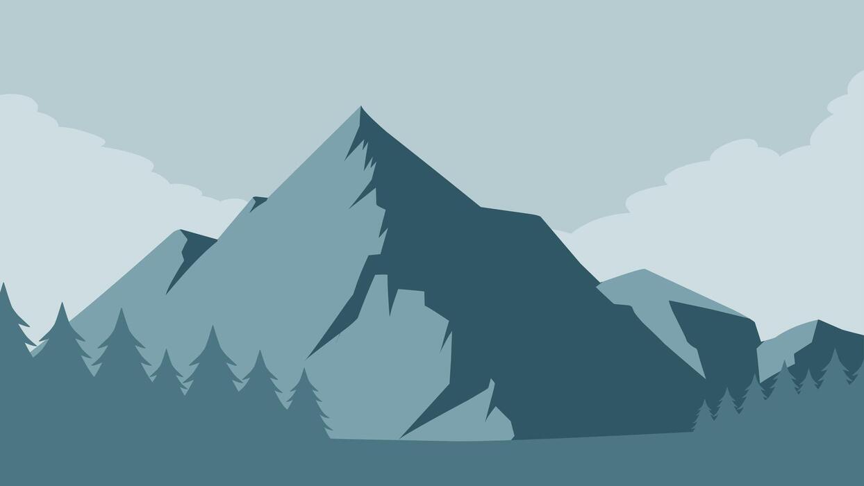 Simple Mountain Background Vector Art, Icons, and Graphics for Free ...