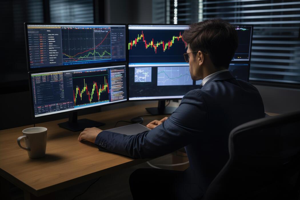 Trading Monitors Stock Photos, Images and Backgrounds for Free Download