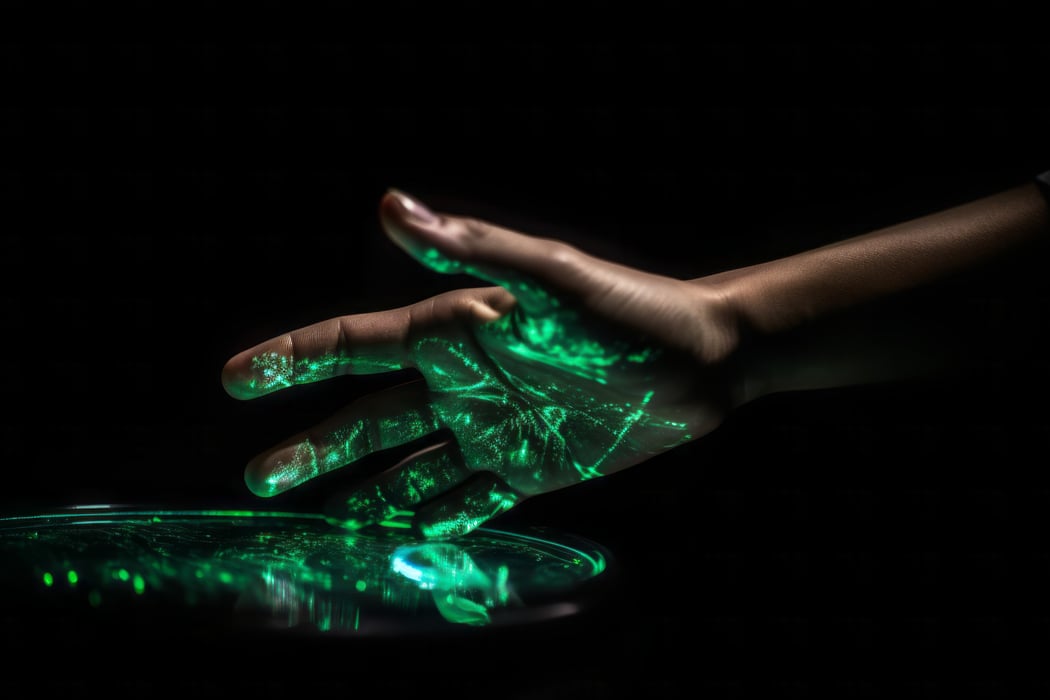 Hologram Hand Stock Photos, Images and Backgrounds for Free Download