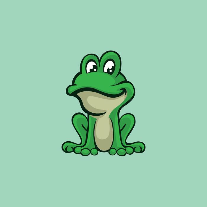 Cute Frog Cartoon Vector Art, Icons, and Graphics for Free Download