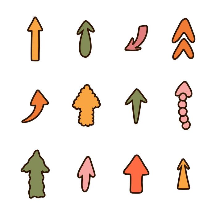 Cute Arrow Vector Art, Icons, and Graphics for Free Download